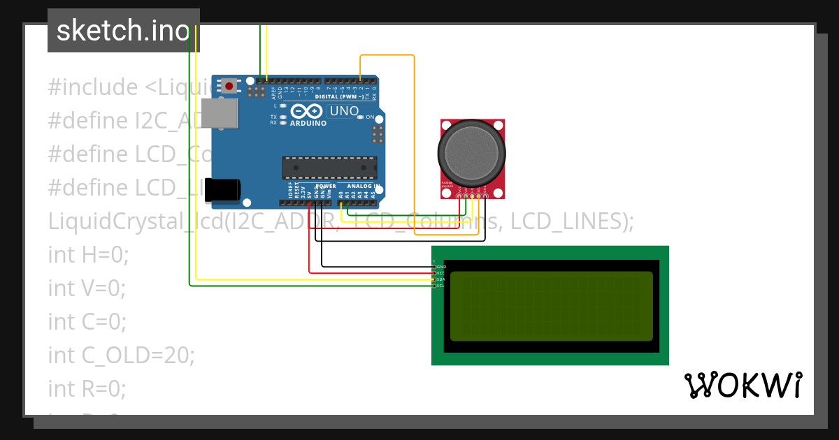 LCD Move 2 Copy - Wokwi ESP32, STM32, Arduino Simulator