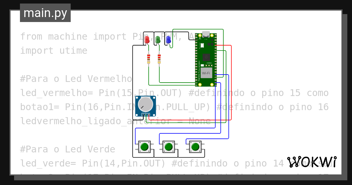 Teste Wokwi Esp32 Stm32 Arduino Simulator