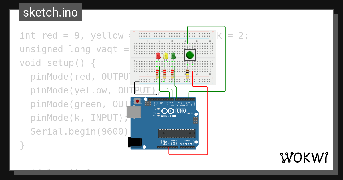 Svetafor Copy 2 Wokwi Esp32 Stm32 Arduino Simulator