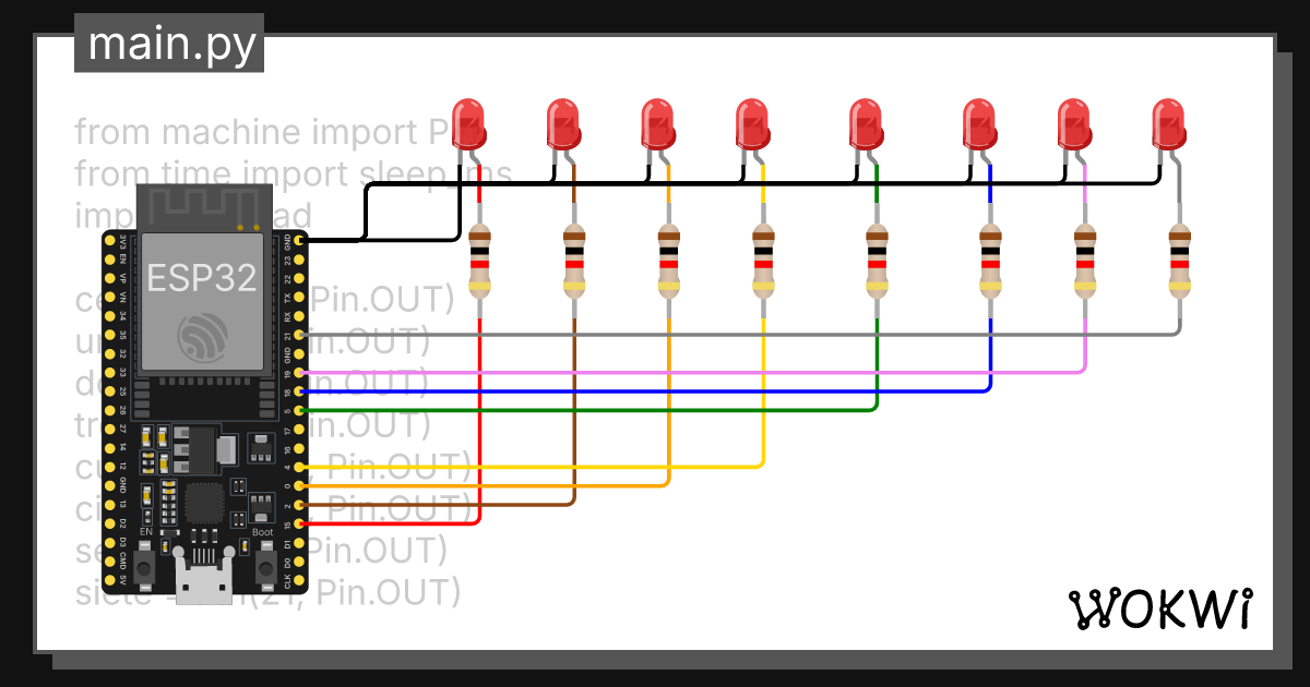 Thread leds _ Karen Fuentes - Wokwi ESP32, STM32, Arduino Simulator