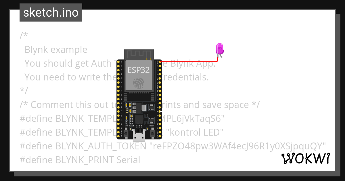 Lampu Led Farin Xi Sija 3 Wokwi Esp32 Stm32 Arduino Simulator 1338