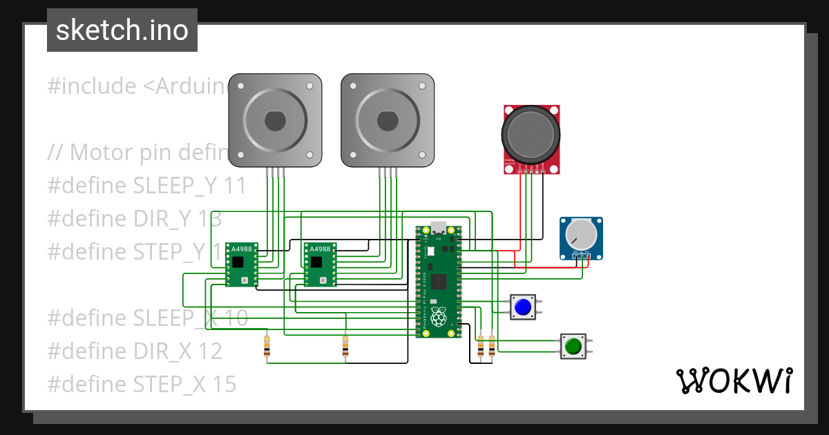 ptz - Wokwi ESP32, STM32, Arduino Simulator