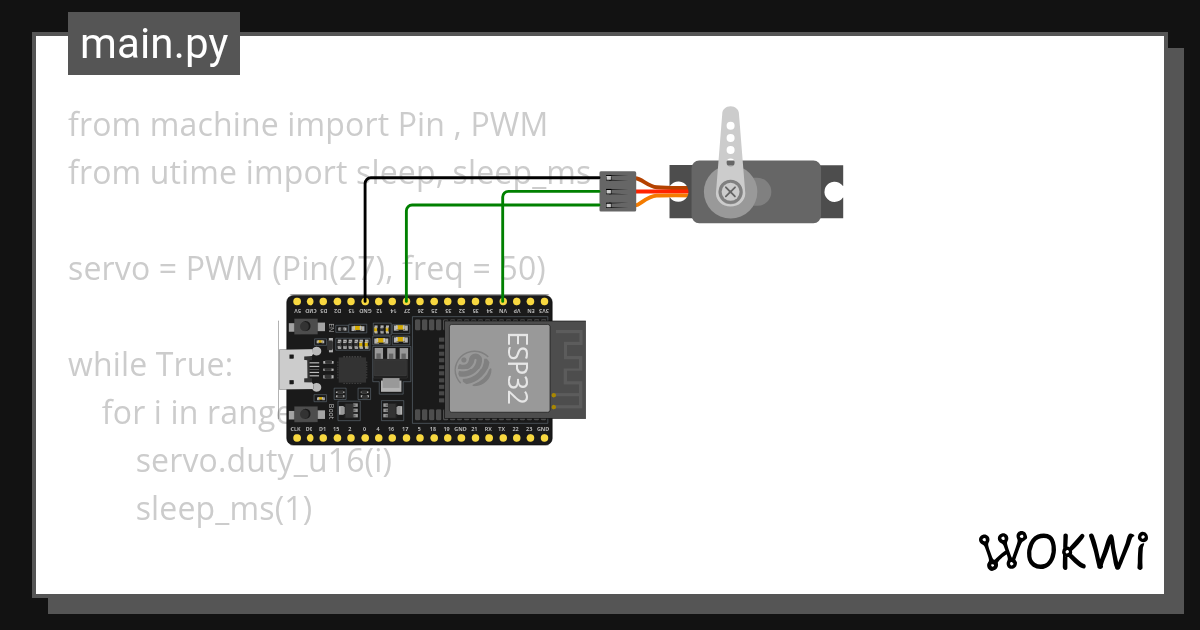 Servo Motor Copy Wokwi Esp32 Stm32 Arduino Simulator