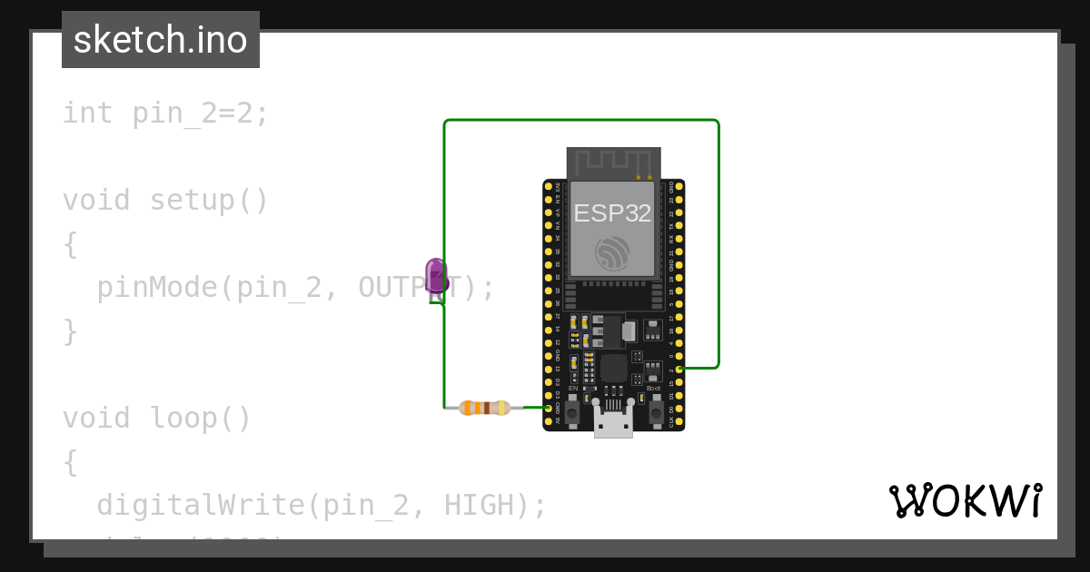 Hola Mundo Wokwi Esp32 Stm32 Arduino Simulator 1878