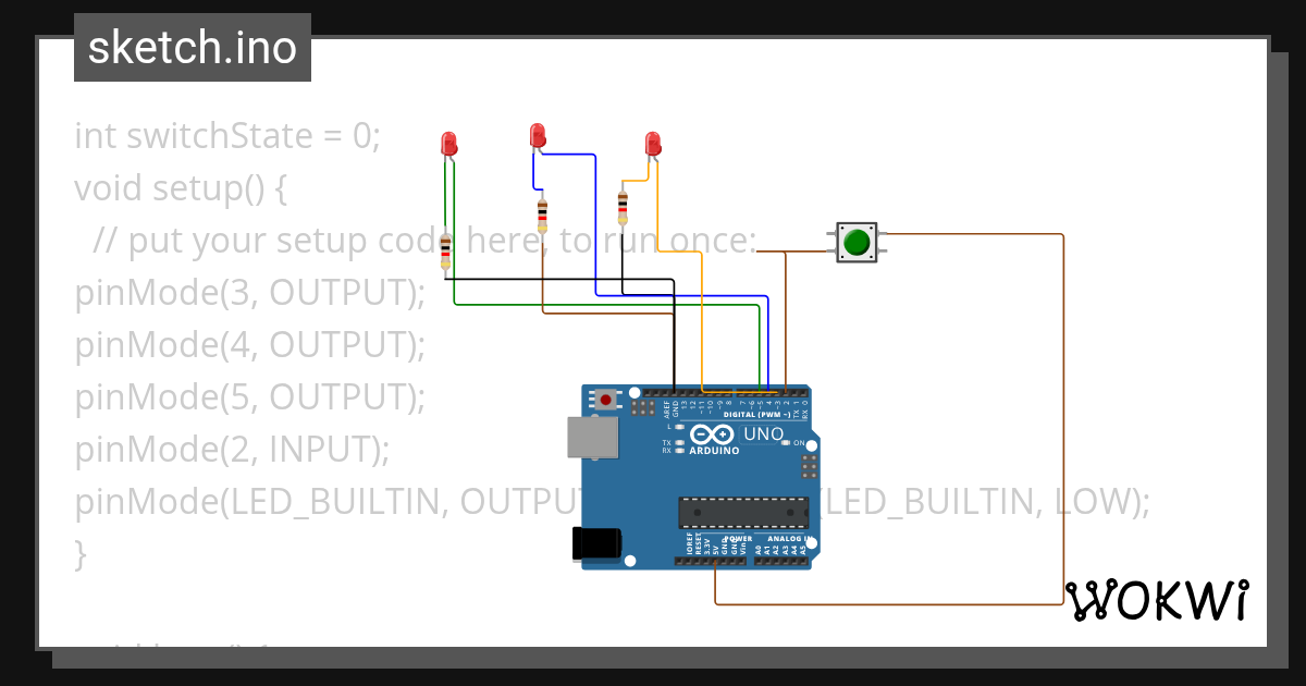 practica 2 - Wokwi ESP32, STM32, Arduino Simulator