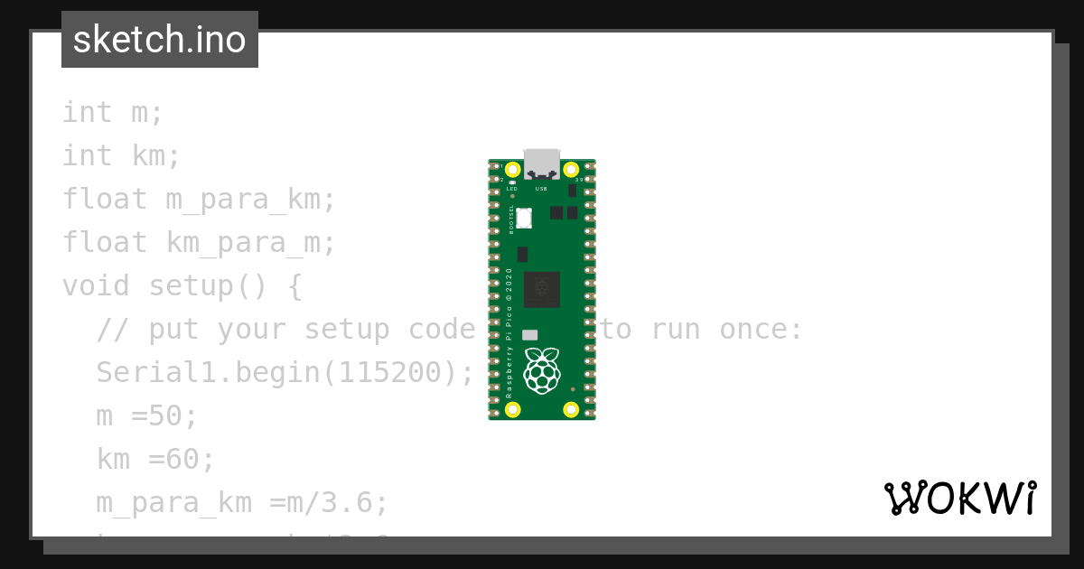 Conversao Km Para Ms Wokwi Esp32 Stm32 Arduino Simulator 0205