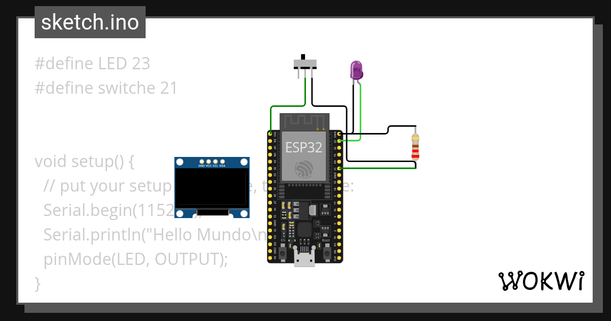 Esp32 Pantalla Oled Wokwi Esp32 Stm32 Arduino Simulator 8589