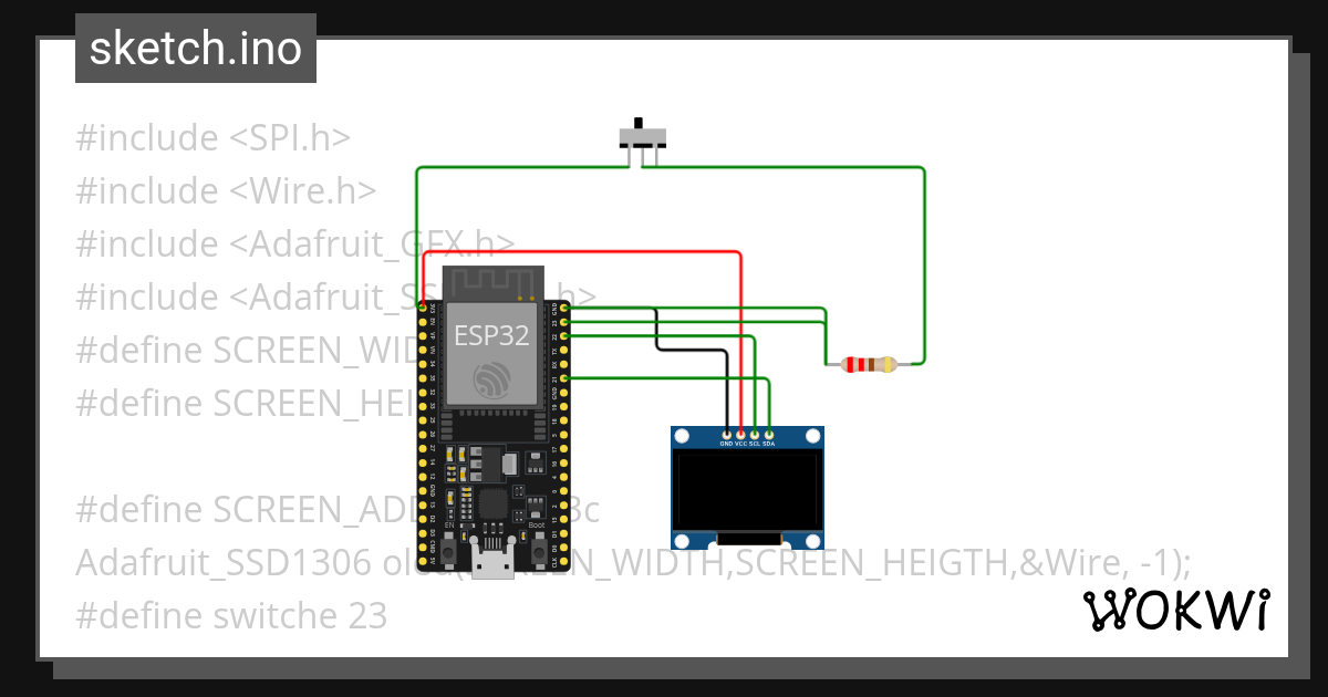 DISPLAY ESP - Wokwi ESP32, STM32, Arduino Simulator