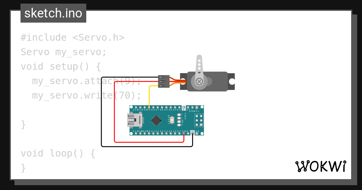 Testservo Wokwi Esp32 Stm32 Arduino Simulator 1806