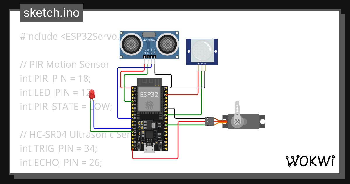 Smart Home Wokwi Esp32 Stm32 Arduino Simulator