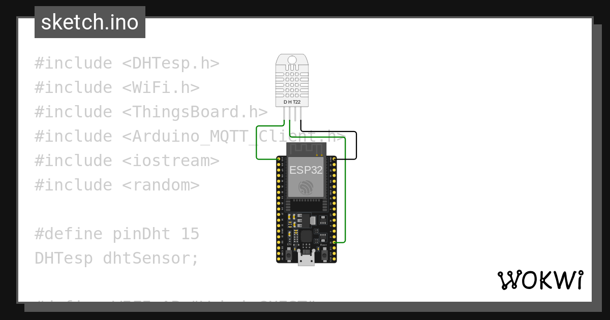 Sensor Conectado A Nuvem Wokwi Esp32 Stm32 Arduino Simulator 5795