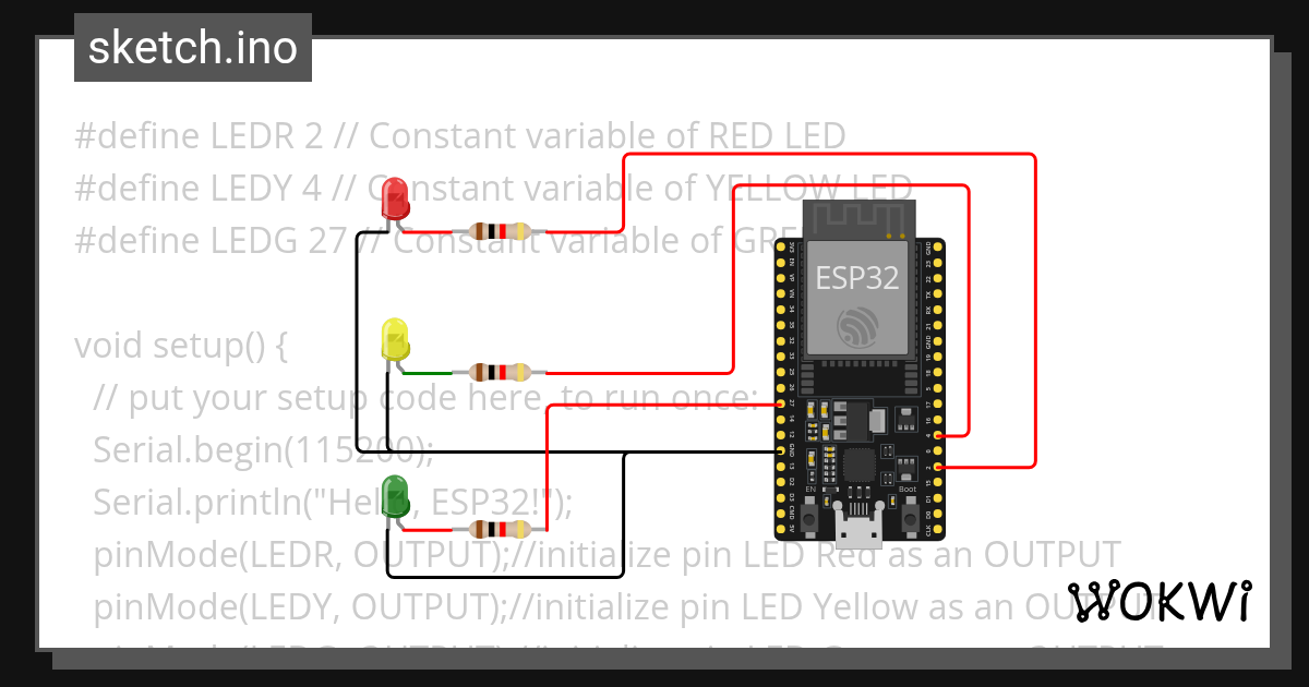 simulasi 2 (Praktikum 1A) Salsabila putri Amanda - Wokwi ESP32, STM32, Arduino Simulator
