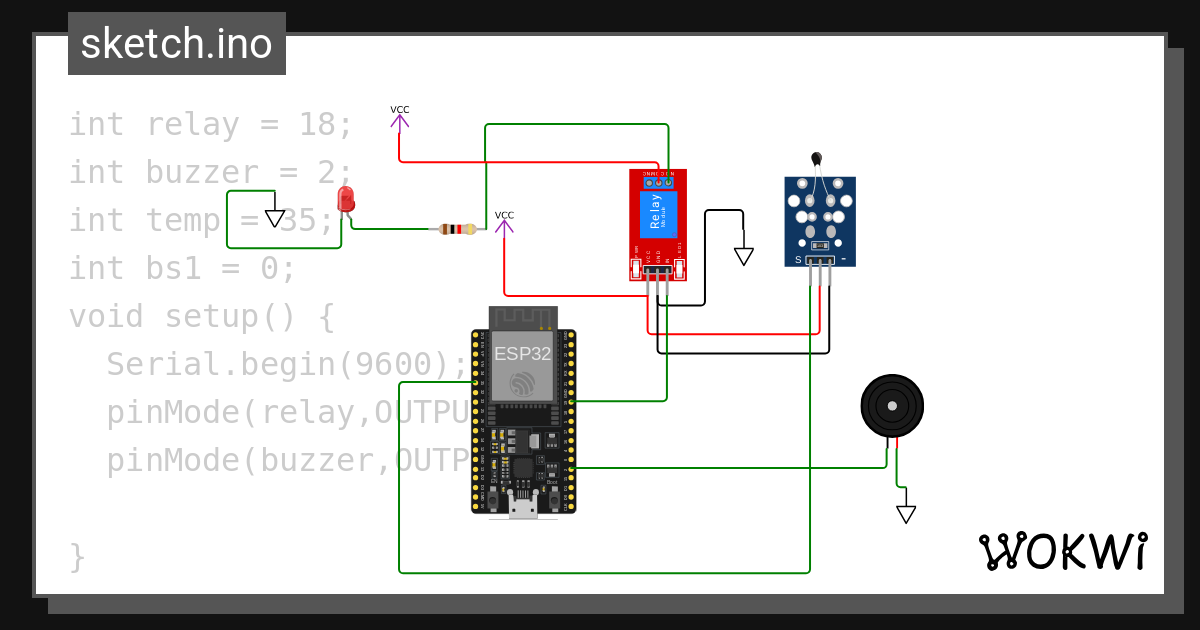 Temperature Controller Wokwi Esp32 Stm32 Arduino Simulator 6709