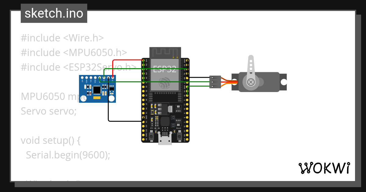 SERVOMOTOR - Wokwi ESP32, STM32, Arduino Simulator
