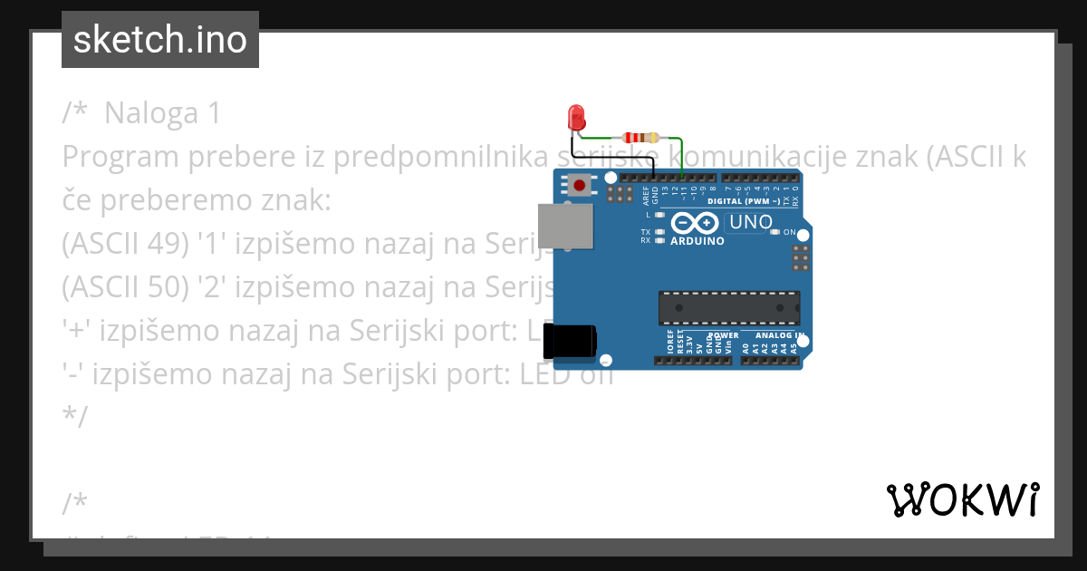 vaja 21.3.2024 - Wokwi ESP32, STM32, Arduino Simulator