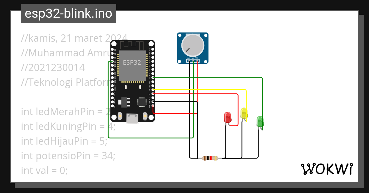 Wokwi - Online ESP32, STM32, Arduino Simulator