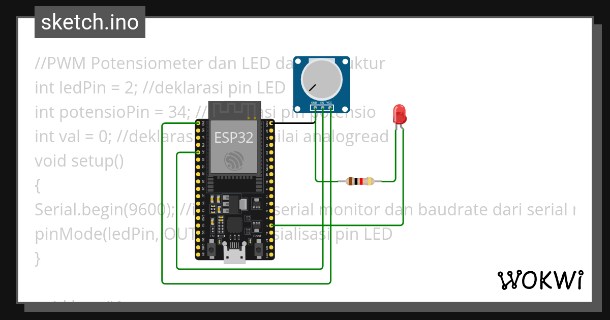 Praktikum 3.4_Muchamad Hifdi_2021230020 - Wokwi ESP32, STM32, Arduino Simulator