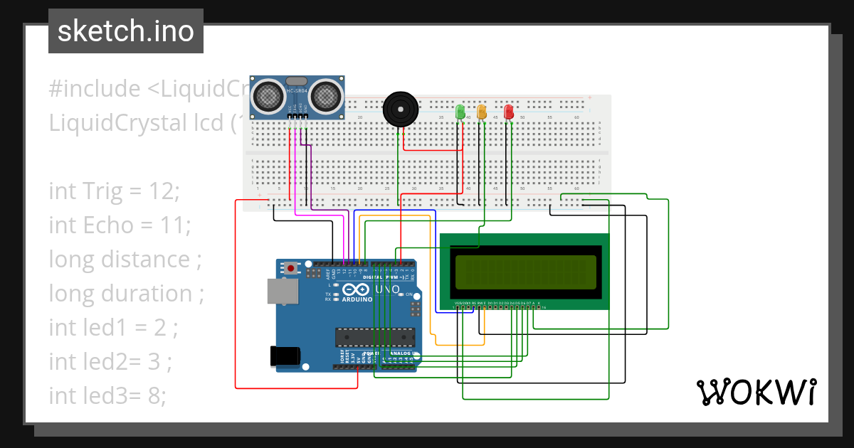 Water Level Project Display Copyerror Wokwi Esp32 Stm32 Arduino 5698