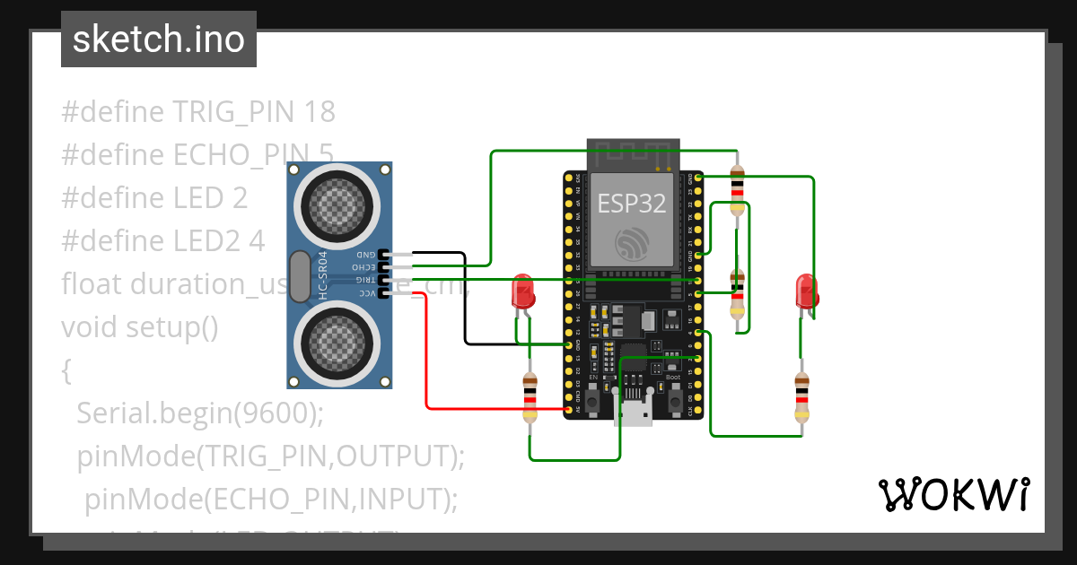 ultra - Wokwi ESP32, STM32, Arduino Simulator