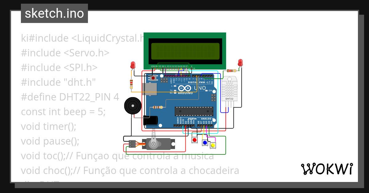 Chocarduino Copy (2) - Wokwi ESP32, STM32, Arduino Simulator