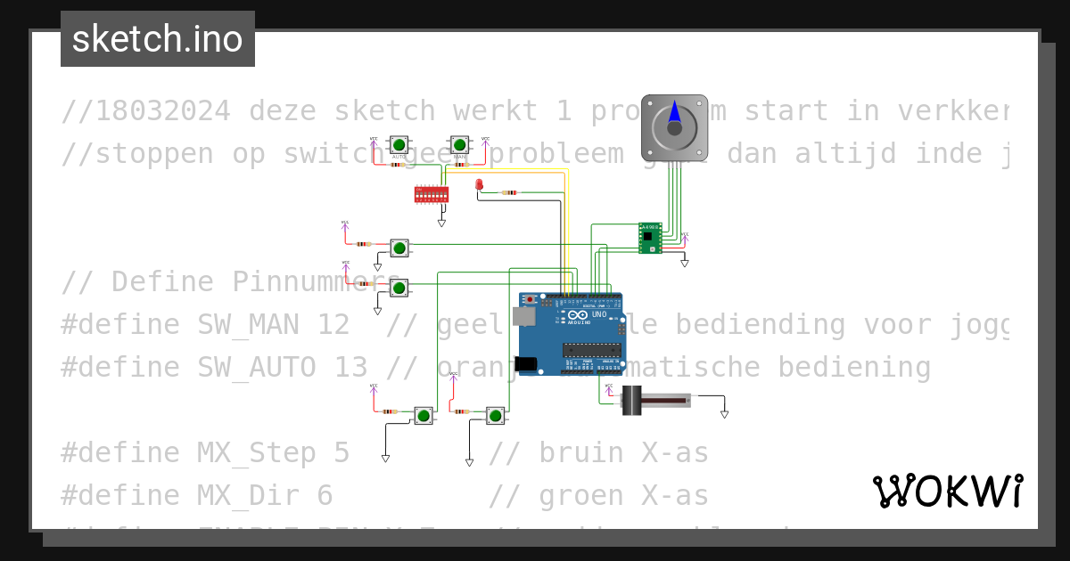 20240321vlakslijpmachinexasv109 Wokwi Esp32 Stm32 Arduino Simulator 8176