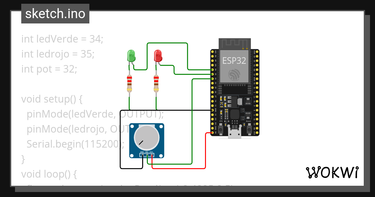 Tarea 1 - Wokwi ESP32, STM32, Arduino Simulator