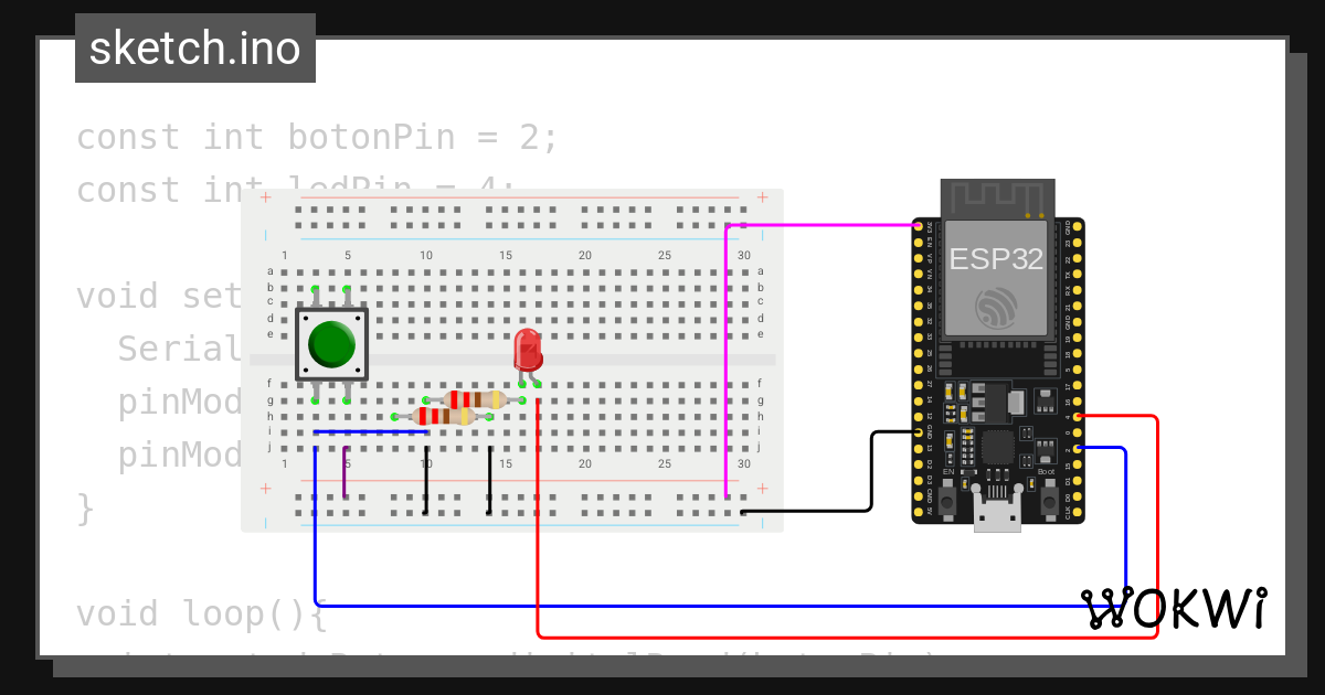 Encenderapagarrapido Wokwi Esp32 Stm32 Arduino Simulator 