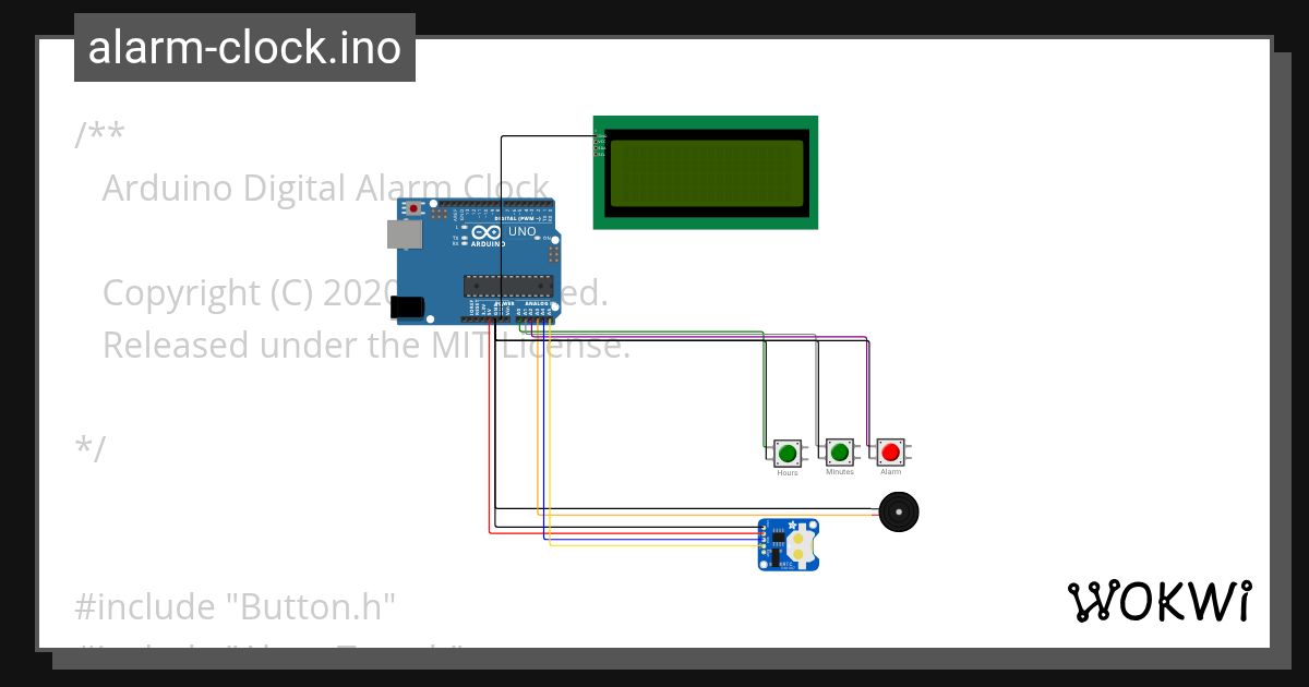 alarm-clock.ino Copy - Wokwi ESP32, STM32, Arduino Simulator