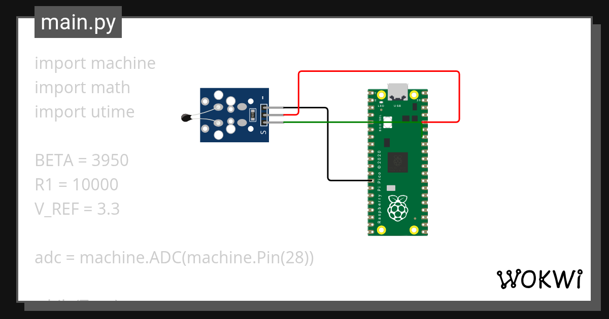 TEMPERATURE_SAMPLE - Wokwi ESP32, STM32, Arduino Simulator