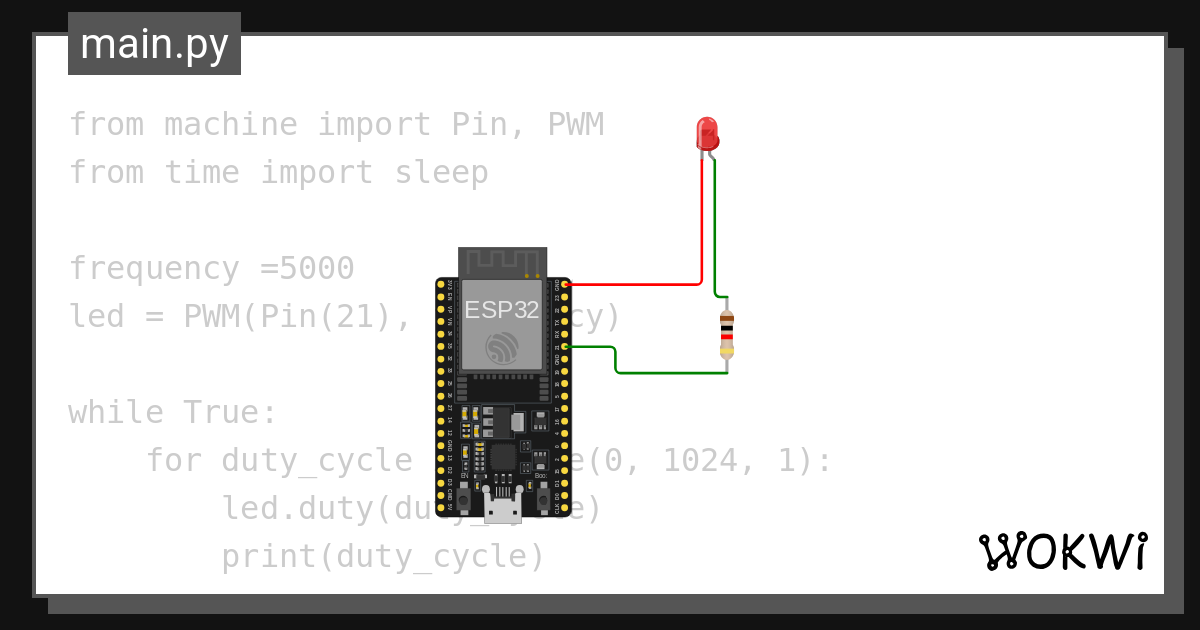 Pwm Ledbrightness Wokwi Esp32 Stm32 Arduino Simulator 2716