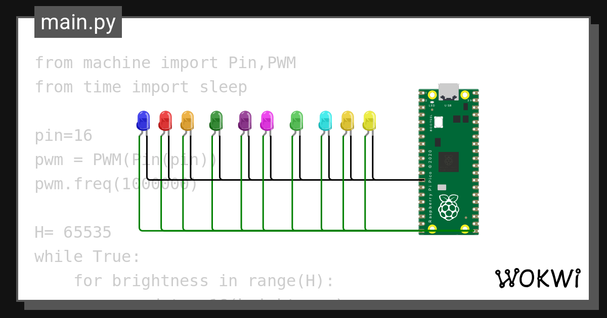 Pgm Light Wokwi Esp32 Stm32 Arduino Simulator