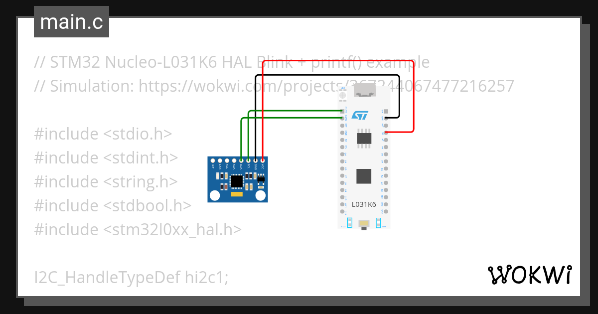 ST Nucleo L031 - HAL Copy - Wokwi ESP32, STM32, Arduino Simulator