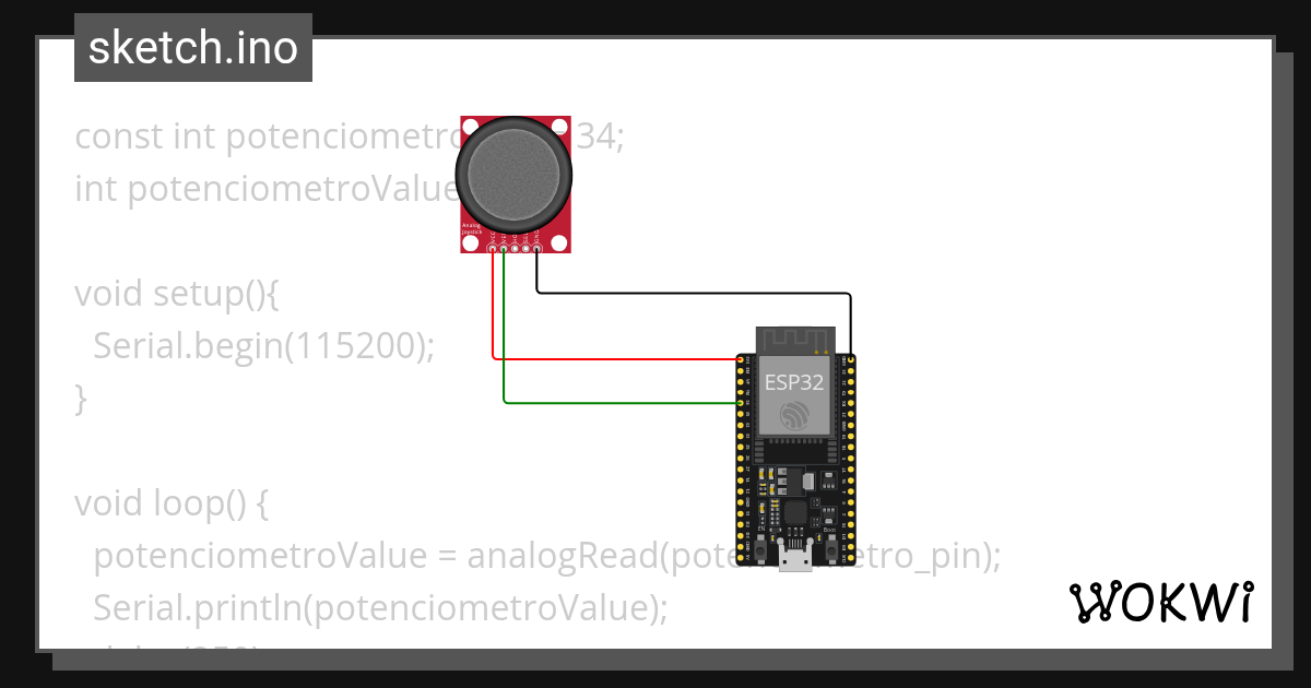 joystick - Wokwi ESP32, STM32, Arduino Simulator