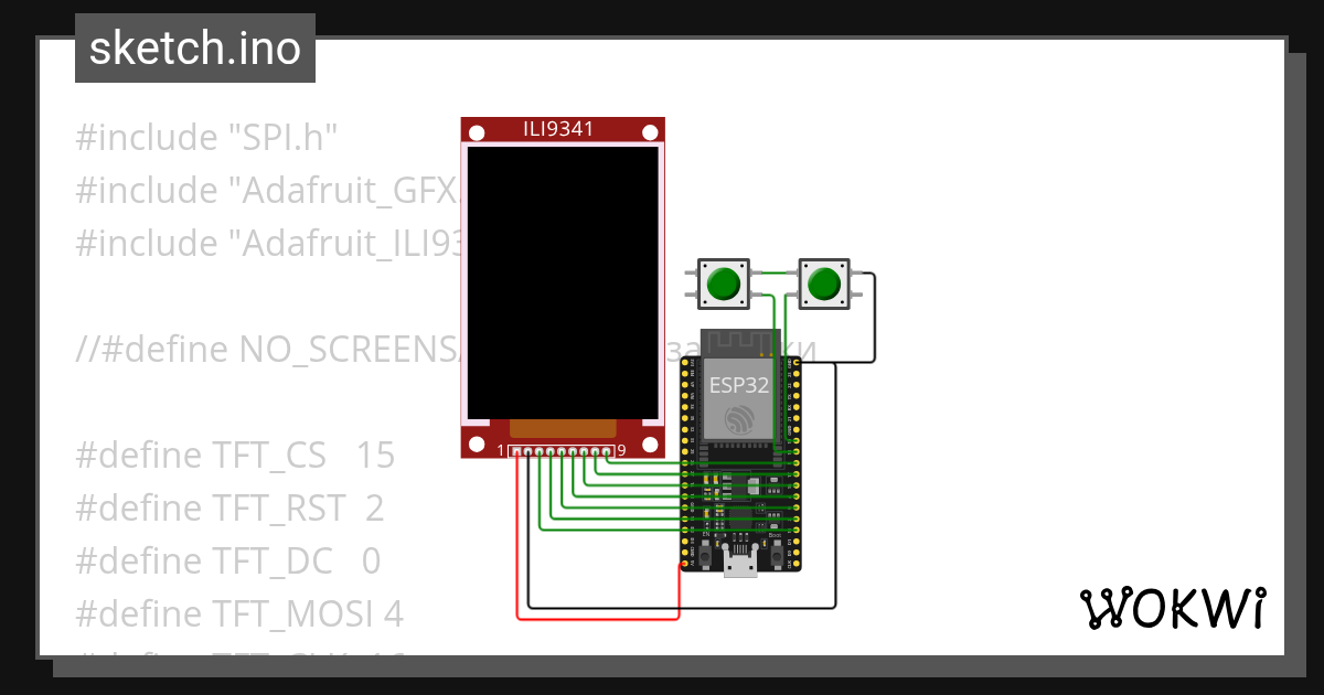 LCD Update - Wokwi ESP32, STM32, Arduino Simulator