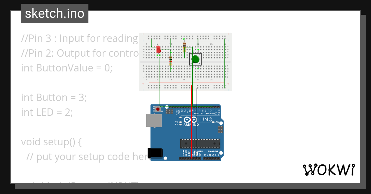 Button Blink Wokwi Esp32 Stm32 Arduino Simulator