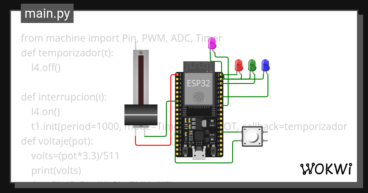 Wokwi - Online ESP32, STM32, Arduino Simulator