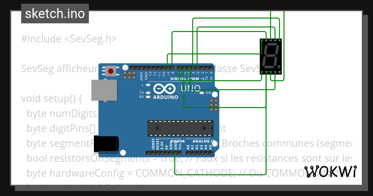 7seg Wokwi Esp32 Stm32 Arduino Simulator 4497