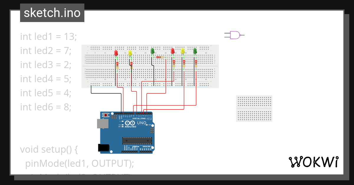 6 Lamp Csc Rizki Avreliano Wokwi Esp32 Stm32 Arduino Simulator 5900