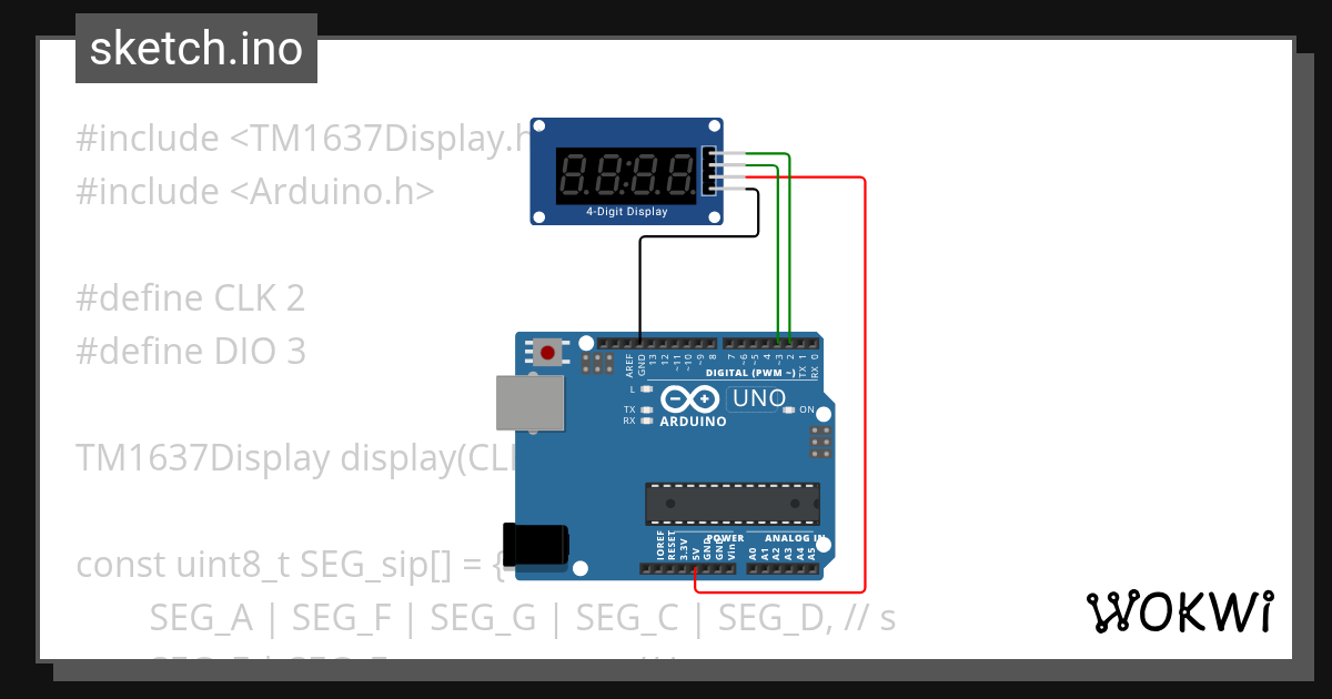Teori_SevenSeg - Wokwi ESP32, STM32, Arduino Simulator