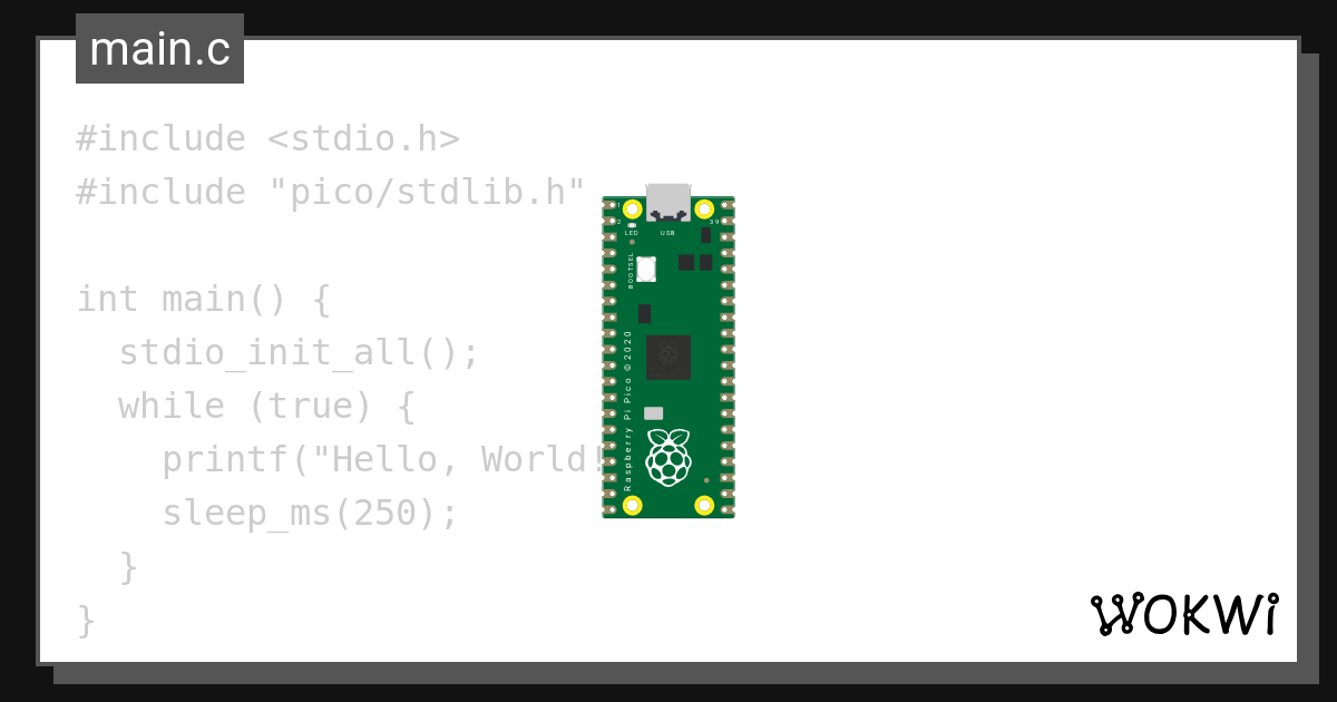 Hello World Wokwi Esp32 Stm32 Arduino Simulator