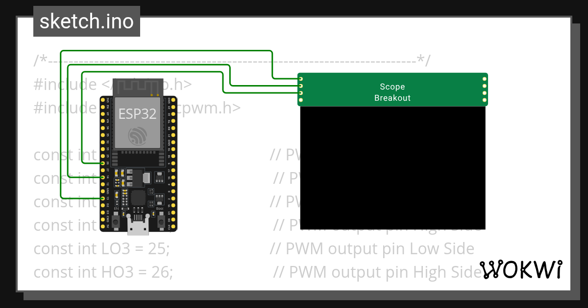 Wokwi - Online ESP32, STM32, Arduino Simulator
