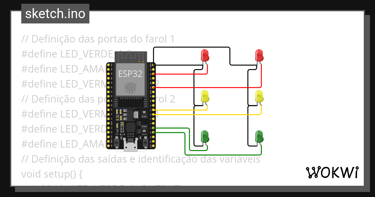 RelatÓrio 1 Desafio 4 Wokwi Esp32 Stm32 Arduino Simulator 1724