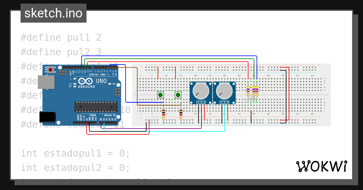 Ejercicio 7 Wokwi Esp32 Stm32 Arduino Simulator 6513