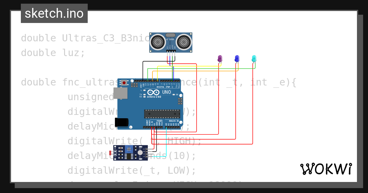 Ldr Y UltrasÓnico Wokwi Esp32 Stm32 Arduino Simulator 1443