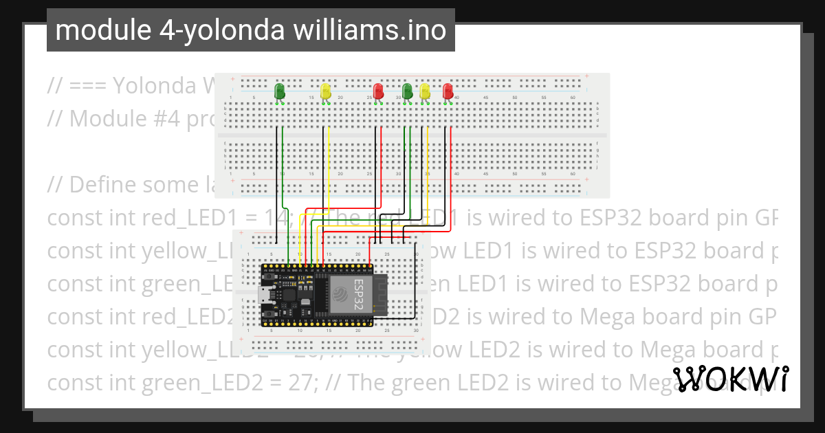 YOLONDA.WILLIAMS001@GMAIL.COM - Wokwi ESP32, STM32, Arduino Simulator