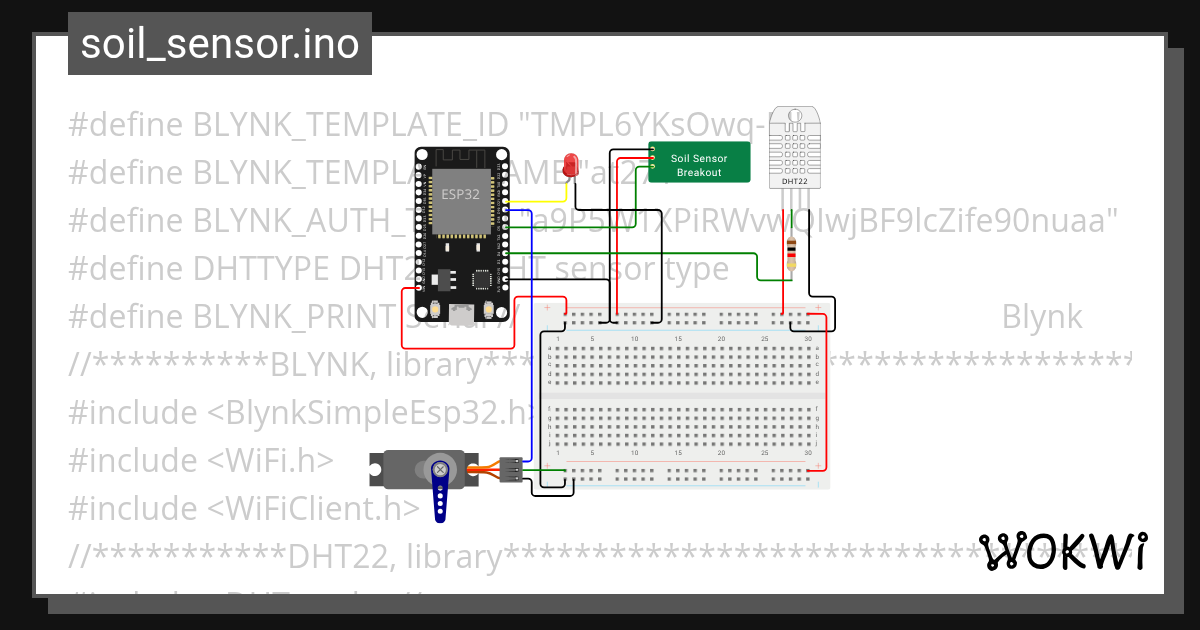 soil sensor and dht and servo blynk Copy - Wokwi ESP32, STM32, Arduino Simulator