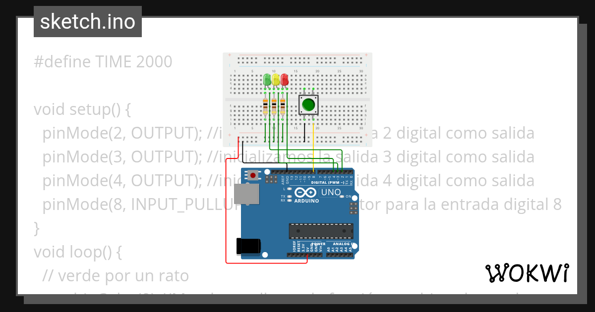 Funciones en Arduino UNO - Wokwi ESP32, STM32, Arduino Simulator