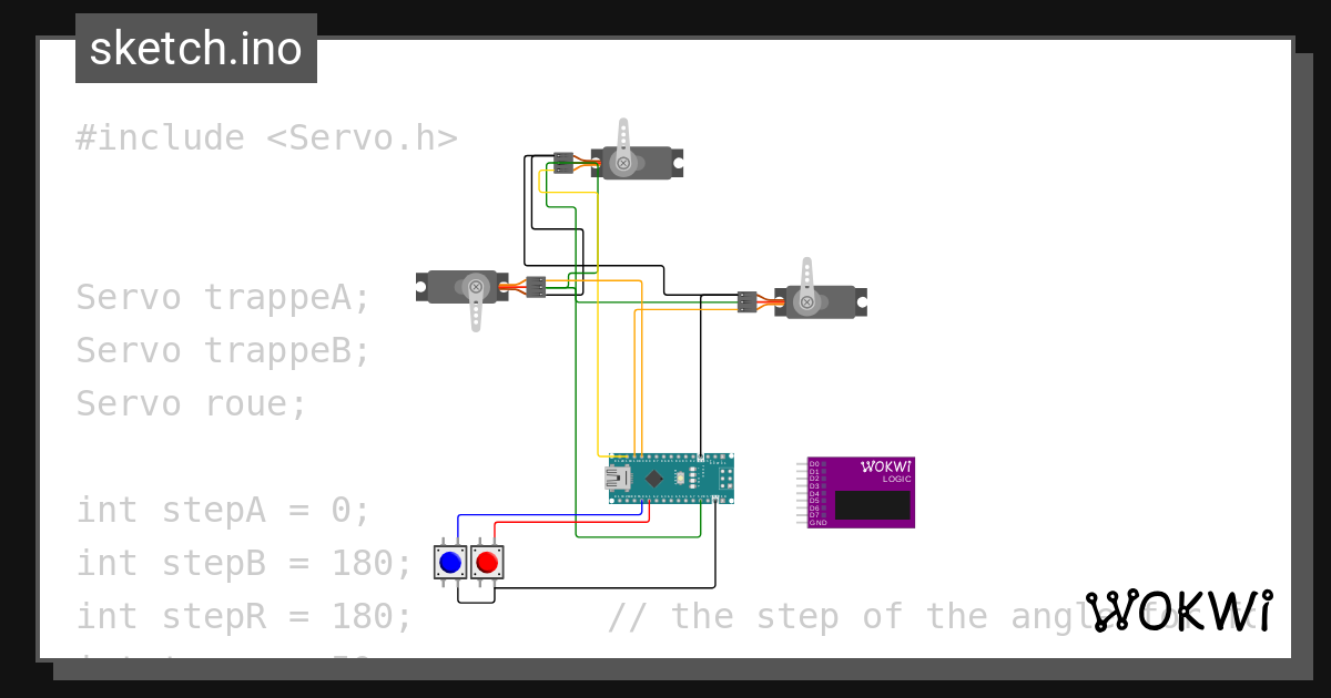 Test Boutton Un Servo Copy Wokwi Esp32 Stm32 Arduino Simulator