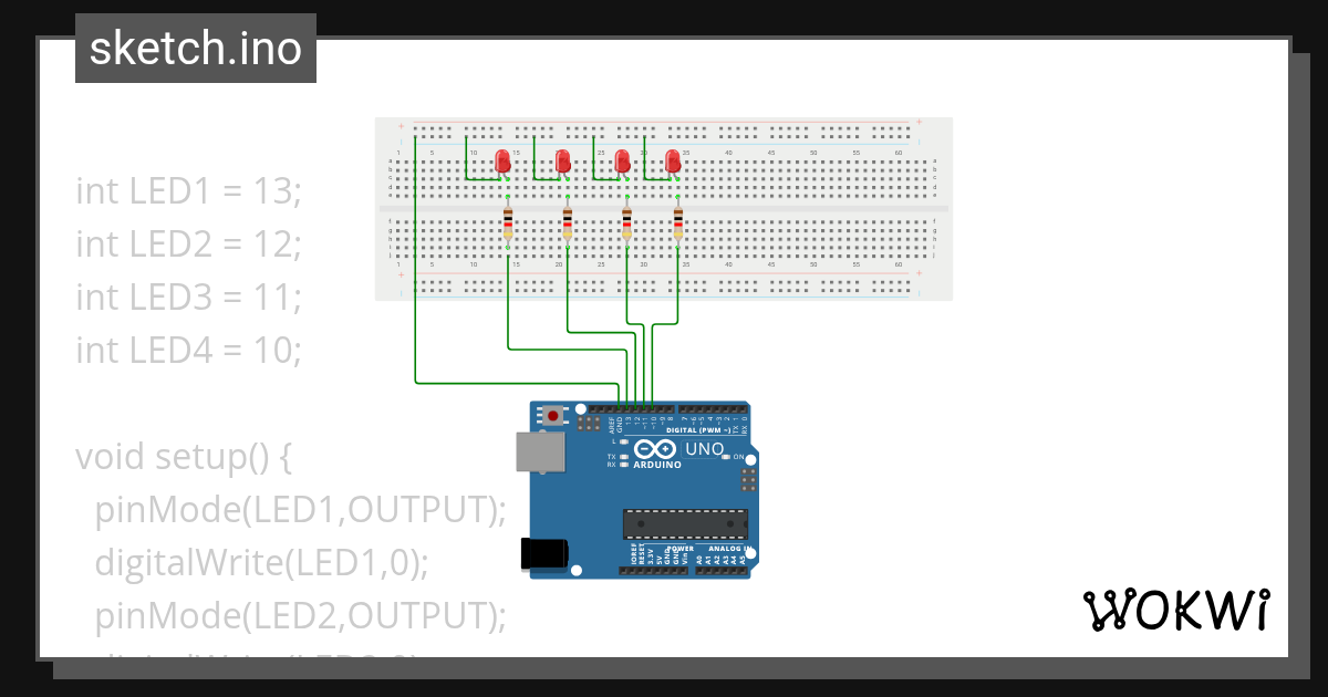 EX 3 - Wokwi ESP32, STM32, Arduino Simulator
