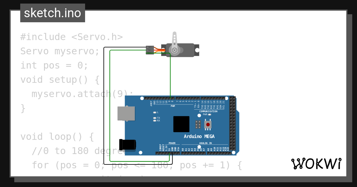Servo Motor Copy Wokwi Esp32 Stm32 Arduino Simulator 7649